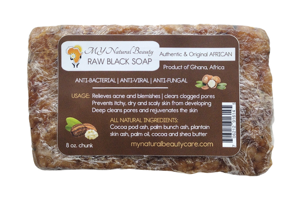 Black Soap BLOCK - (CHUNKS) – My Natural Beauty