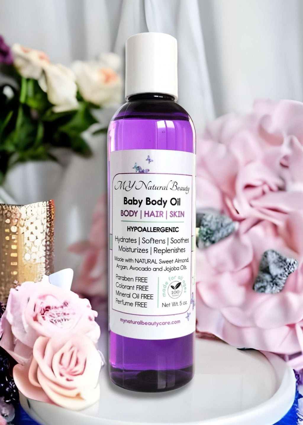 Baby Body Oil | MASSAGE and COMPLETE BODY CARE – My Natural Beauty
